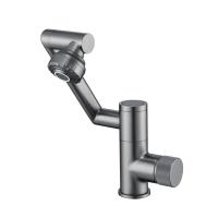China Digital Display Gunmetal Waterfall Sink Faucet Hot And Cold for Kitchen Household for sale
