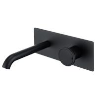 China Embedded Wall Basin Brushed Aluminum Faucets Contemporary Kitchen Taps Copper for sale