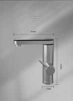 China 304SUS Digital Bathroom Faucet Temperature Control For Household for sale