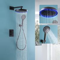 China Anti Scald All Copper Embedded Faucet Shower Head Set ‎‎Brass Stainless Steel for sale