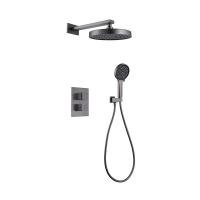 China Anti Scald All Copper Embedded Faucet Shower Head Set ‎‎Brass Stainless Steel for sale