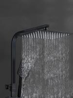 China Thermostatic Pressurized Aluminum Shower Head Mixer Taps Rain Nozzle For Bathroom for sale