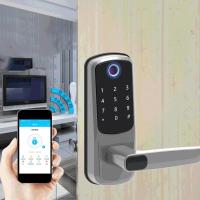 China Fingerprint Bedroom Wifi Keyless Door Lock Mechanical Combination Door Lock ODM for sale