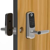 China Fingerprint Bedroom Wifi Keyless Door Lock Mechanical Combination Door Lock ODM for sale