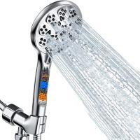 China Custom ‎2.5 Gpm Aluminum Shower Head Booster Premium Chrome for sale