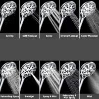 China Custom ‎2.5 Gpm Aluminum Shower Head Booster Premium Chrome for sale
