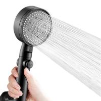 China Lotus Aluminum Shower Head Nozzle Set Detachable Self cleaning for sale