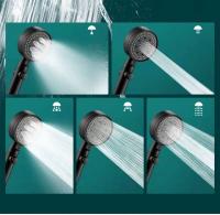 China Lotus Aluminum Shower Head Nozzle Set Detachable Self cleaning for sale