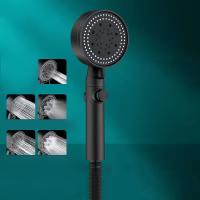 China Lotus Aluminum Shower Head Nozzle Set Detachable Self cleaning for sale