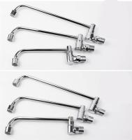 China Household Sanitary Waterfall Brushed Aluminum Faucets For Kitchen Sink for sale