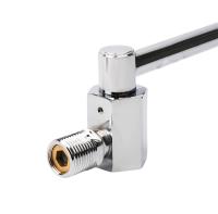 China Household Sanitary Waterfall Brushed Aluminum Faucets For Kitchen Sink for sale