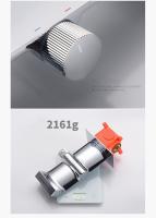 China Digital Brushed Aluminum Faucets Concealed Basin Tap In Wall for sale
