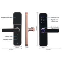 China Multi-Functional Fingerprint door Lock for Enhanced Security Keyless Bluetooth Wifi Biometric intelligent door lock for sale