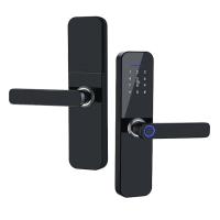 China Multi-Functional Fingerprint door Lock for Enhanced Security Keyless Bluetooth Wifi Biometric intelligent door lock for sale