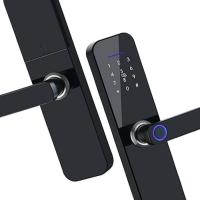 China Multi-Functional Fingerprint door Lock for Enhanced Security Keyless Bluetooth Wifi Biometric intelligent door lock for sale