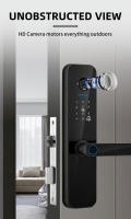 China One touch to unlock smart peephole fingerprint lock password unlock create and share remotely for sale
