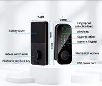 China Smart Fingerprint Door Lock with Multiple Reminder Functions, Low Battery Alert and Always-On Mode for sale