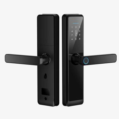 China Fingerprint Door Lock Keyless Bluetooth Wifi Biometric Digital For Apartment for sale