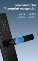 China Door Knob with Lock and Keyed Keyless Entry Door Lock with Auto-Lock Anti-Peeping Password for Apartment Or Office for sale