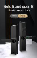 China Indoor Fingerprint Door Lock Auto Lock with TUYA App Control Keyless Entry Fingerprint Smart Door Lock for sale