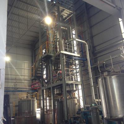 China Multi Effect Rotary Thin Film Evaporator External Cycle Centrifugal Short Path Scraper for sale