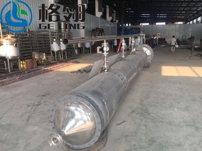 China 5-10kw Oil Distillation Stainless Steel Thin Film Scraper 10m2 WFE Evaporator for sale