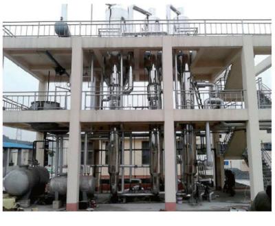 China 500L/1000L Forced Circulation Evaporator Vacuum Single Effect for sale