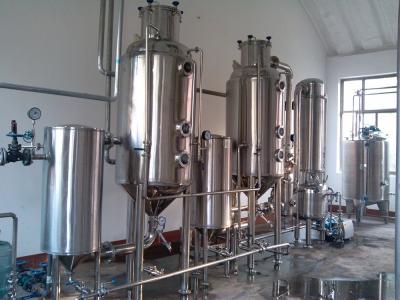 China 10-100kw External Circulation Vacuum Evaporator For Juice /Beverage Plant for sale