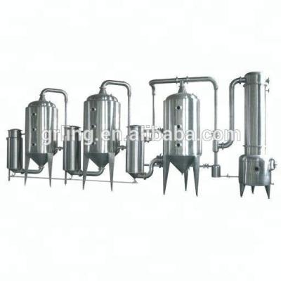 China 500l/H Stainless Steel Vacuum Single/Double /Triple Effect External Circulation Evaporator for sale