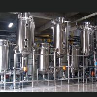 China Orange /Apple/Fruit Juice Vacuum Evaporator System Concentrate Double Effect External Circulation Evaporator for sale