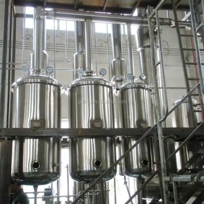 China Tomato Sauce Paste Concentrate Vacuum Evaporation Falling Film Spray Film Evaporator for sale