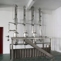China PLC Single Effect Falling Film Evaporator 1000-10000l/H Oil Distillation Ethanol Recovery System for sale
