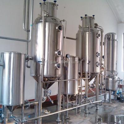 China Orange /Apple/Fruit Juice Vacuum Evaporator System Concentrate Double Effect External Circulation Evaporator for sale