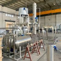 China Industrial Stainless Steel Falling Film Evaporator For Solvent Evaporation Ethanol Recovery for sale