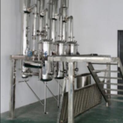 China 5l 10L 50L Vertical Falling Film Evaporator Stainless Steel Small Capacity Lab Use Pilot Test for sale