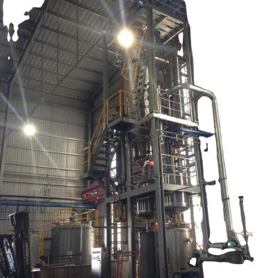 China Water Cooled Thin Film Evaporator With Evaporation Rate 100 - 1000L/H for sale