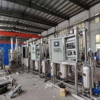China 200L/H Single Effect Falling Film Evaporator Oil Ethanol Solution Evaporation System for sale