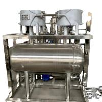 China Vertical Thin Film Evaporator 100 - 1000L/H Evaporation Rate 800Kg 0.1-0.9MPa Pressure for sale