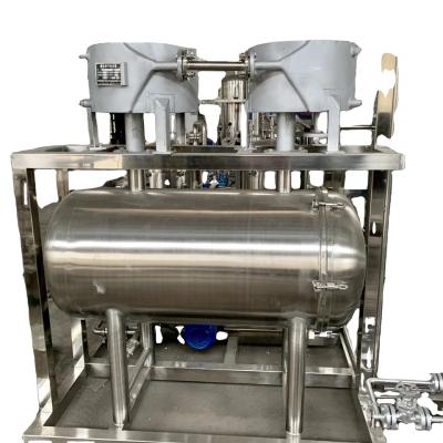 China Vertical Thin Film Evaporator 100 - 1000L/H Evaporation Rate 800Kg 0.1-0.9MPa Pressure for sale