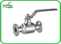 China Food Grade 3 Way Sanitary Valve Hygienic Piping System Encapsulated Ball Valve for sale