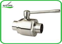 China Food Grade 3 Way Sanitary Valve Hygienic Piping System Encapsulated Ball Valve for sale