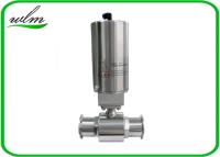 China Pneumatic Actuated Two Way Ball Valve SS 316L 2 Way Ball Valve for sale