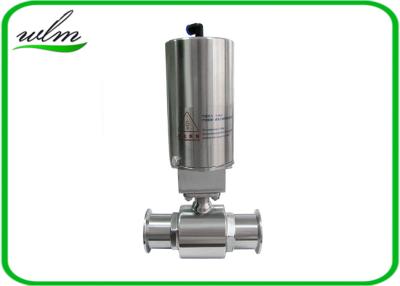 China Pneumatic Actuated Two Way Ball Valve SS 316L 2 Way Ball Valve for sale