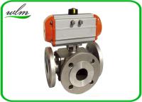China 6 Inch 1 Inch 3 Way Ball Valve Stainless Steel 316L 304 for sale