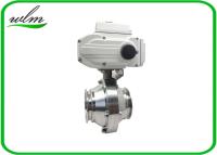 China Aluminum Sanitary Butterfly Type Ball Valve Detachable 3 Way Sanitary Valve for sale