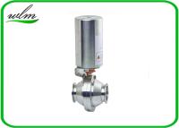 China Aluminum Sanitary Butterfly Type Ball Valve Detachable 3 Way Sanitary Valve for sale