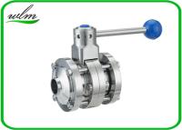 China Stainless Steel Sanitary Butterfly Valve High Performance Butterfly Valves For Food Machines for sale