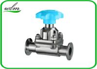 China Hygienic Sanitary Diaphragm Valve , SS Diaphragm Valve For Pharmaceutical Industry for sale