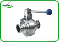 China High Sanitary Ball Valves , Stainless Steel Butterfly Valve For Beverage Industry for sale