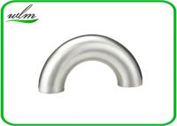 China Stainless Steel Sanitary Pipe Fittings Bends Pipe Fitting High Pressure Resistant for sale